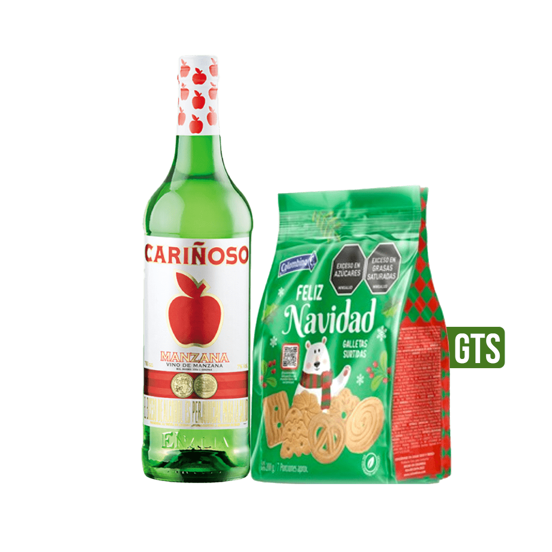 Vino Cariñoso Manzana x750ml Gts Galleta - Negos
